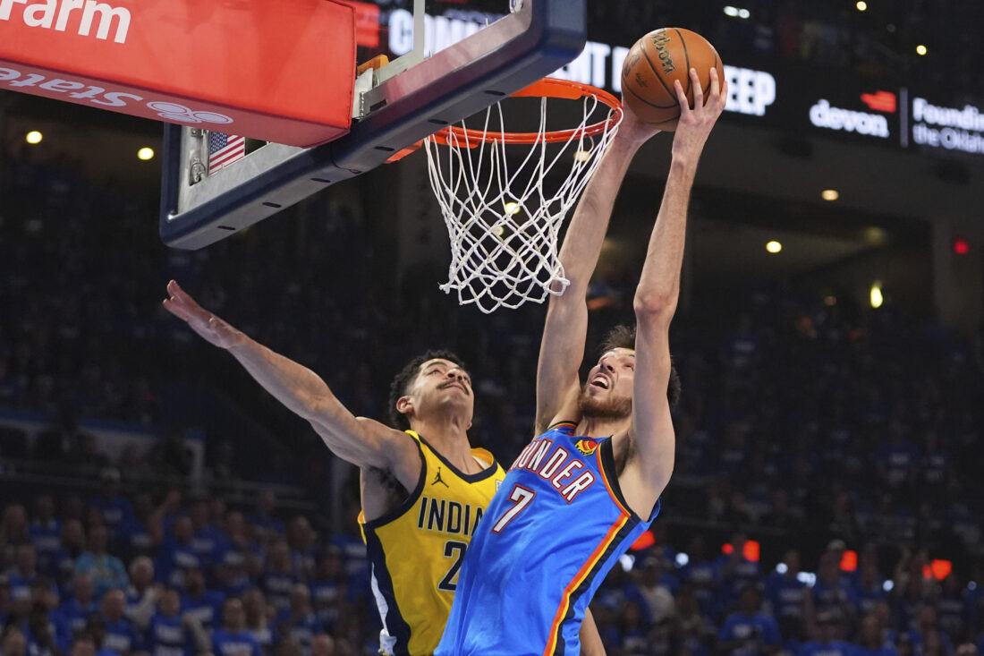 Thunder Respond in Game 2, Defeat Pacers 123-107 To Even NBA Finals ...